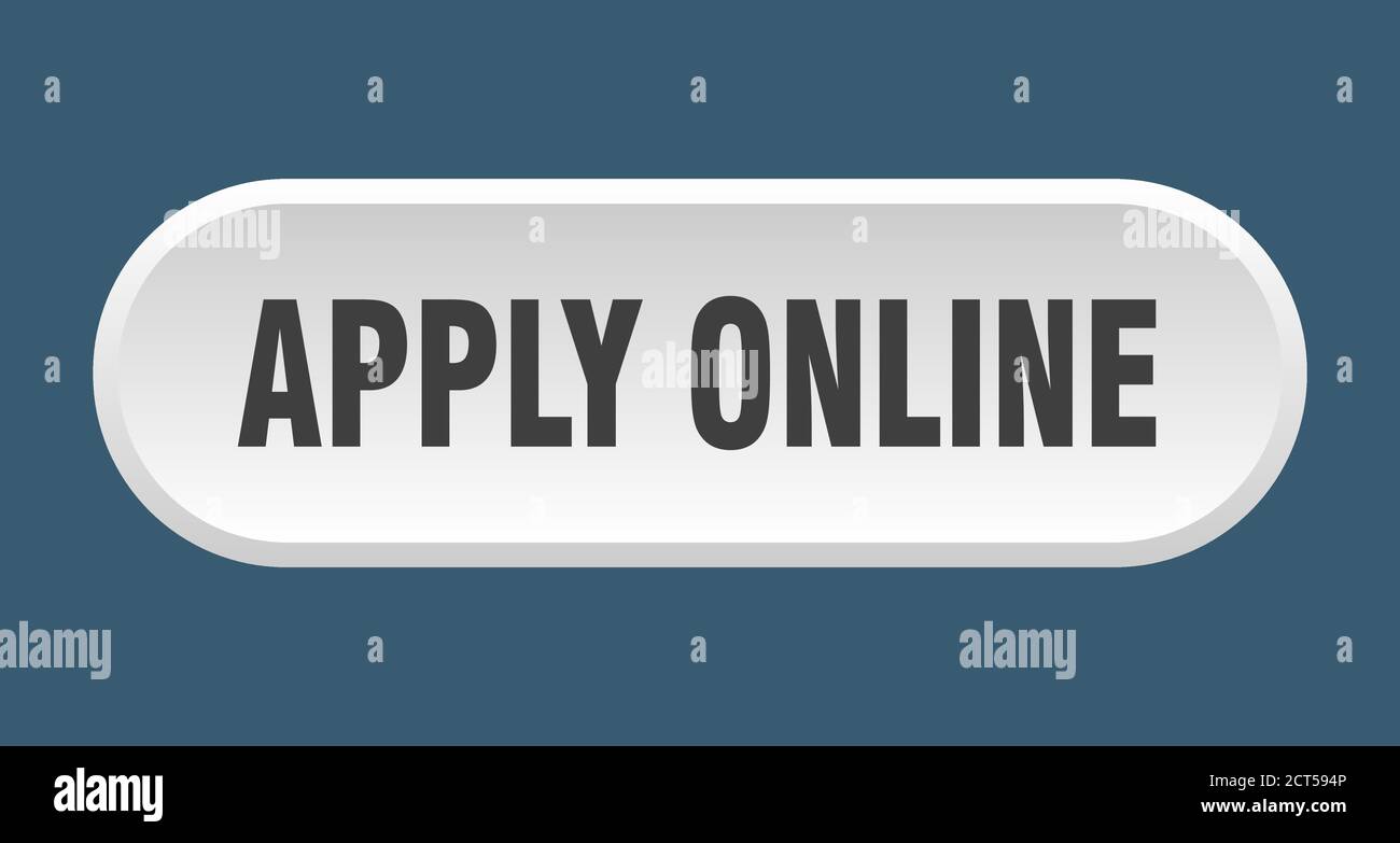apply online button. rounded sign isolated on white background Stock ...