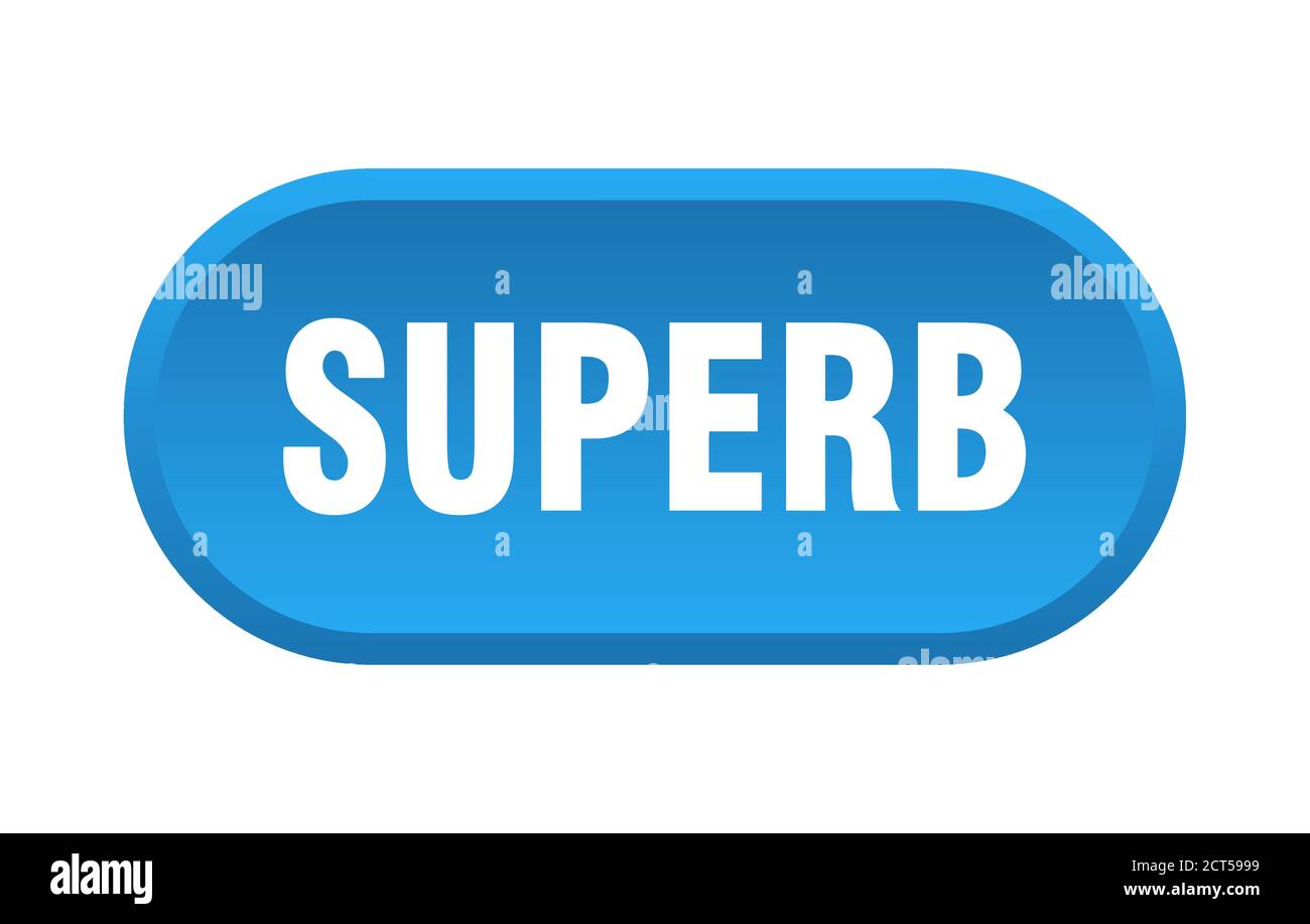 superb button. rounded sign isolated on white background Stock Vector ...
