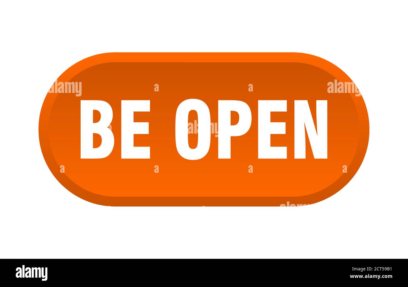 be open button. rounded sign isolated on white background Stock Vector ... be open button. rounded sign isolated on white background Stock Vector ...