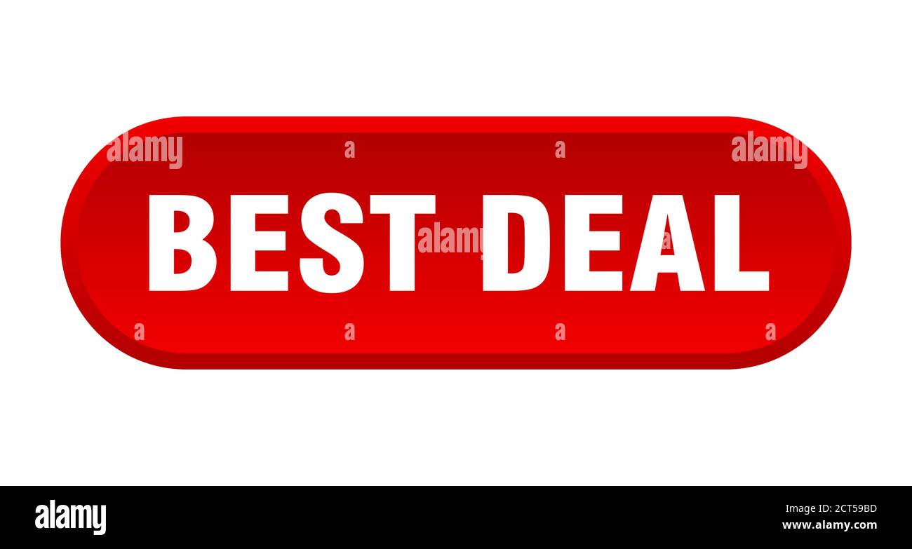 best deal button. rounded sign isolated on white background Stock ...