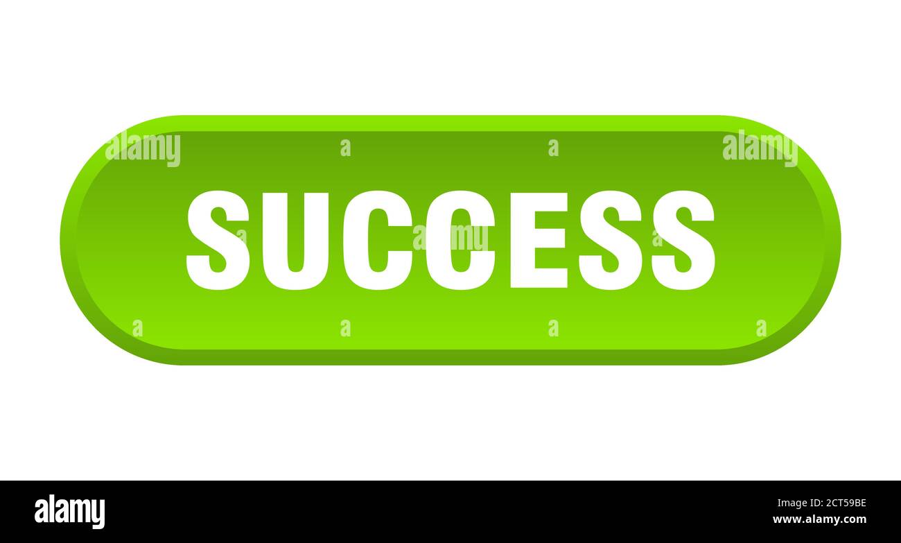 success button. rounded sign isolated on white background Stock Vector ...