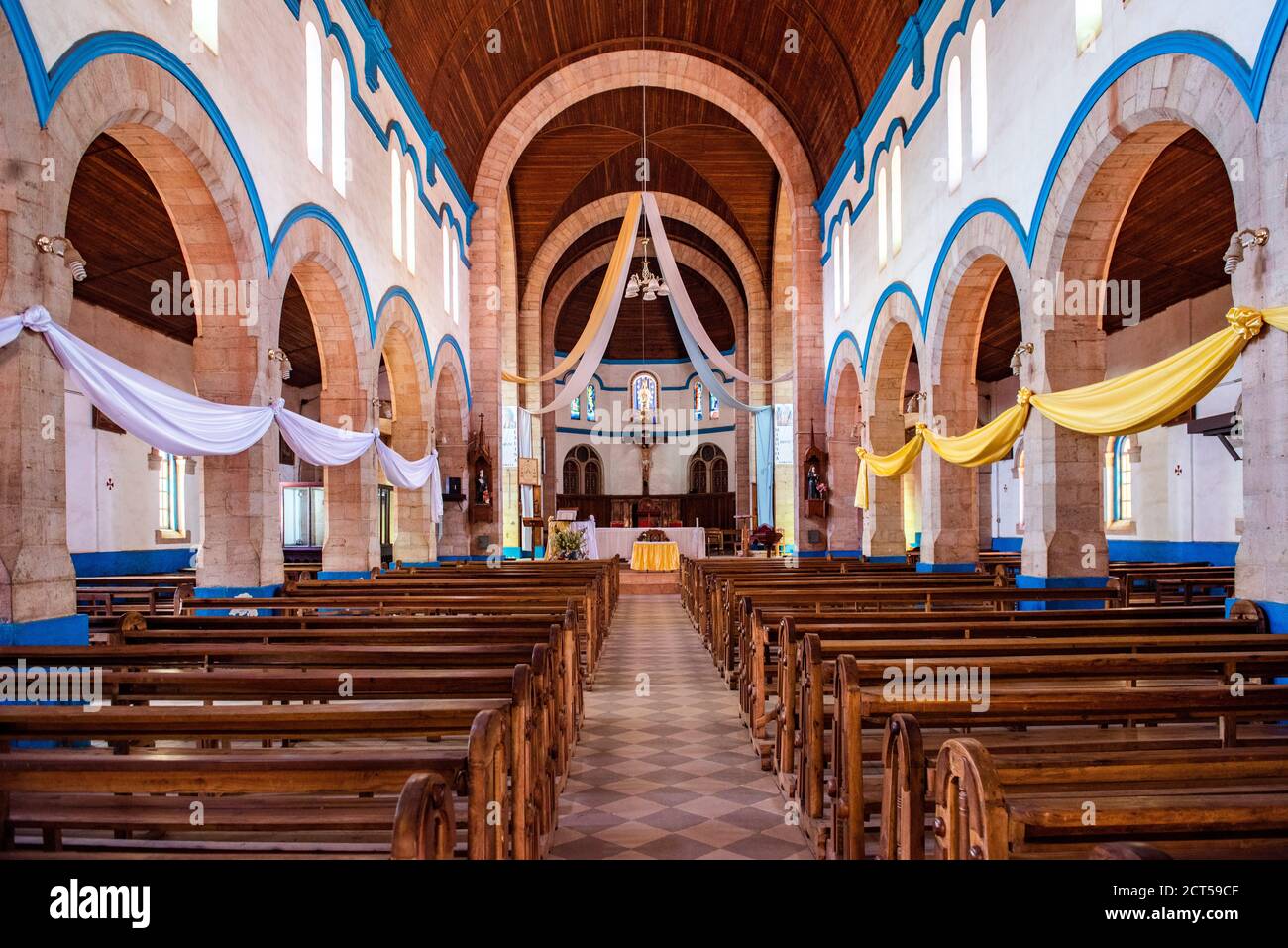 Church near Antsirabe, Vakinankaratra Region, Madagascar Stock Photo ...