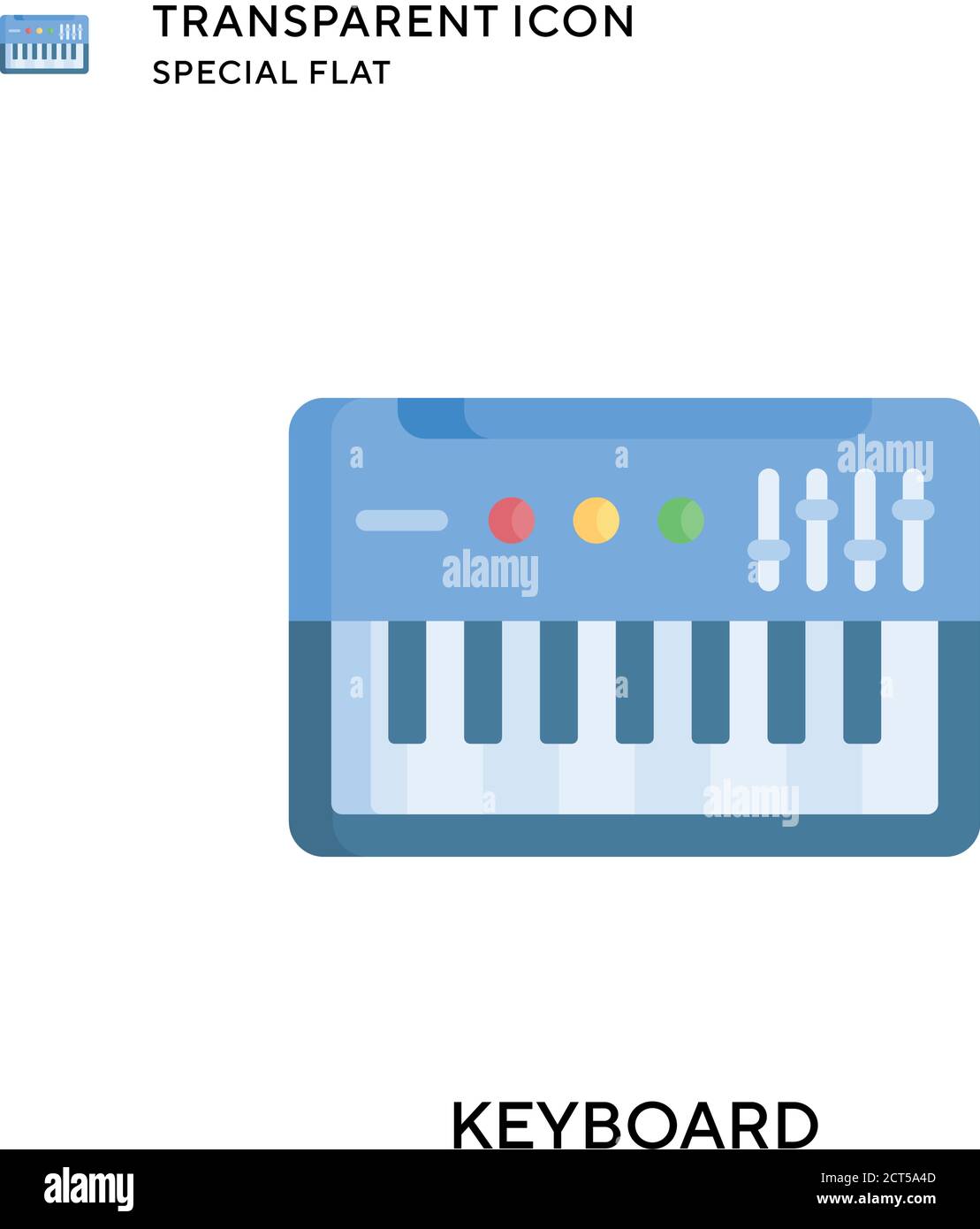 Keyboard vector icon. Flat style illustration. EPS 10 vector Stock ...