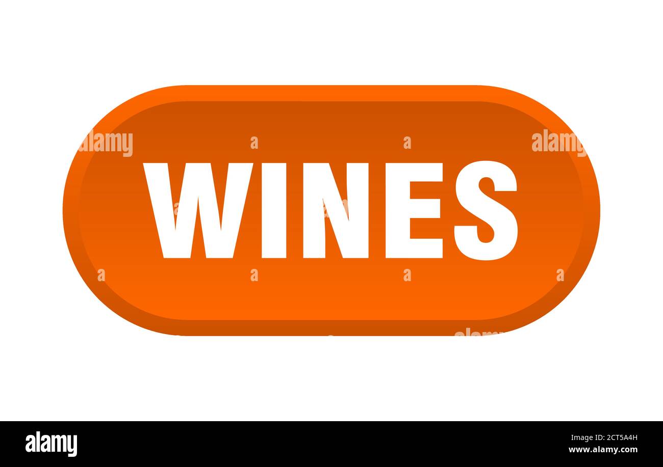 wines button. rounded sign isolated on white background Stock Vector ...