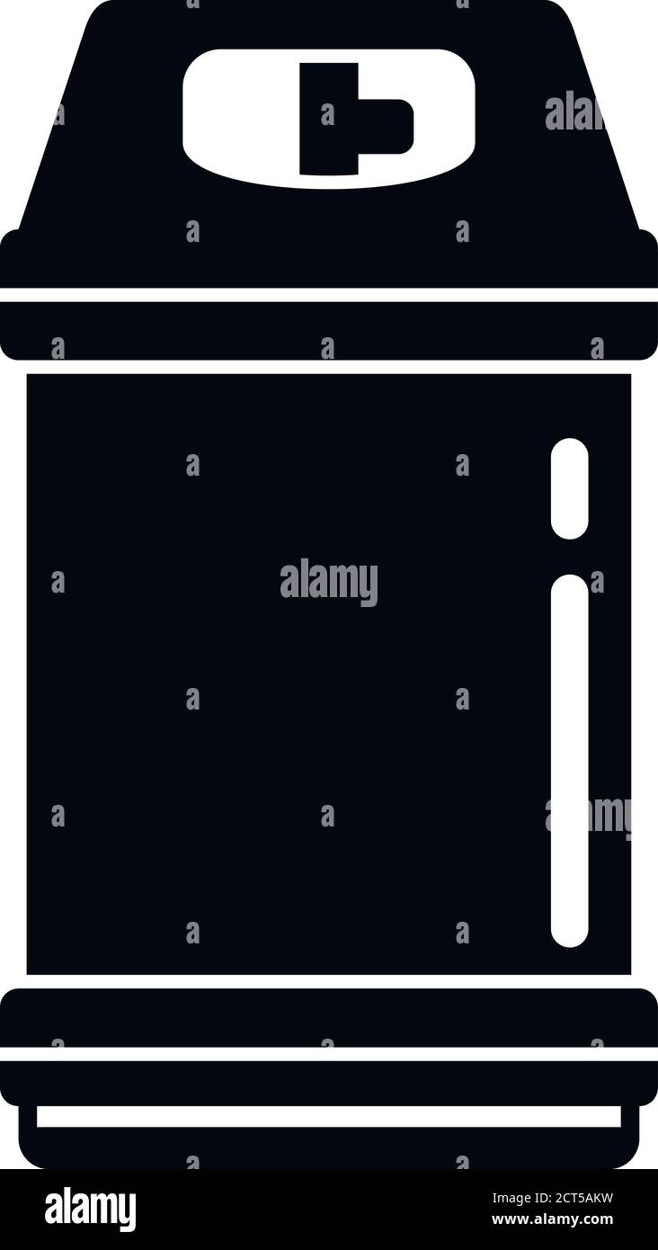 Gas cylinder balloon icon. Simple illustration of gas cylinder balloon ...