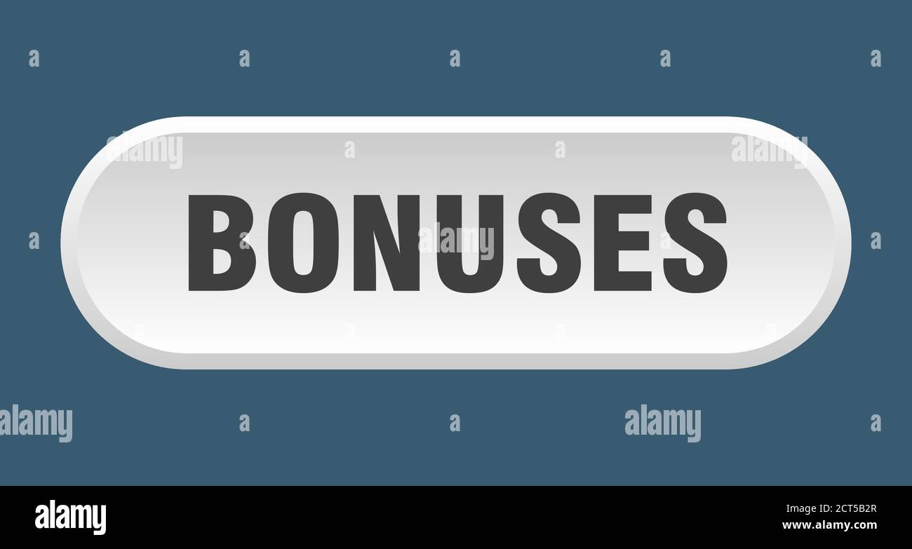 bonuses button. rounded sign isolated on white background Stock Vector Image & Art - Alamy