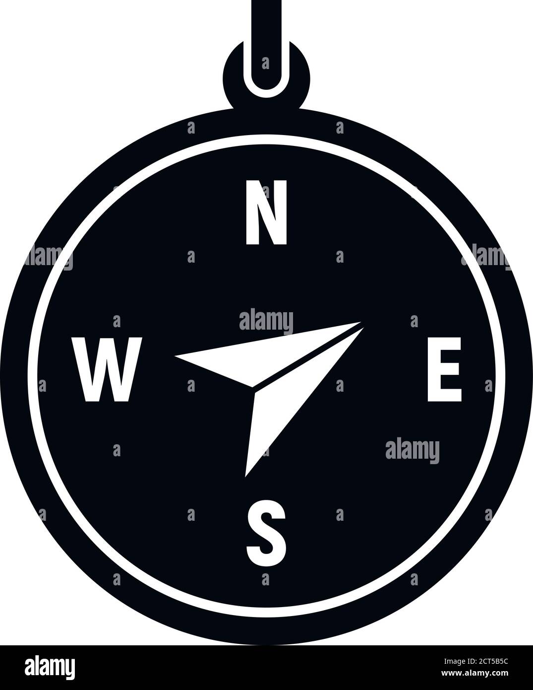 Discovery compass icon. Simple illustration of discovery compass vector ...