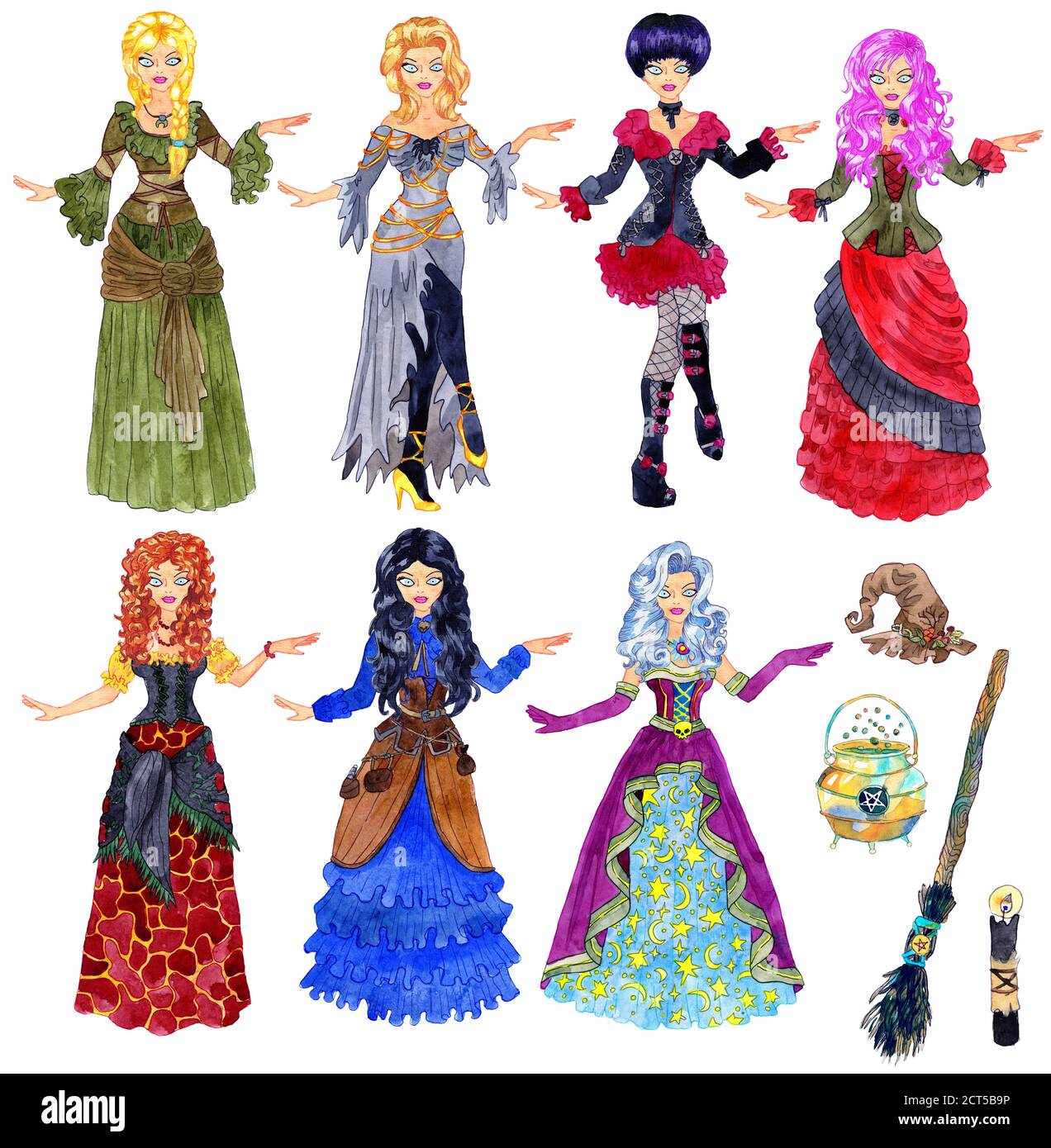 Disney Princesses Gone Goth