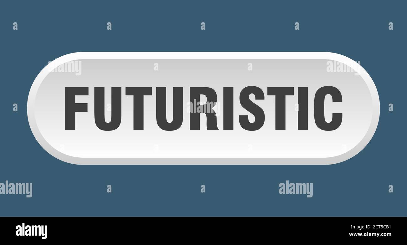 futuristic button. rounded sign isolated on white background Stock ...