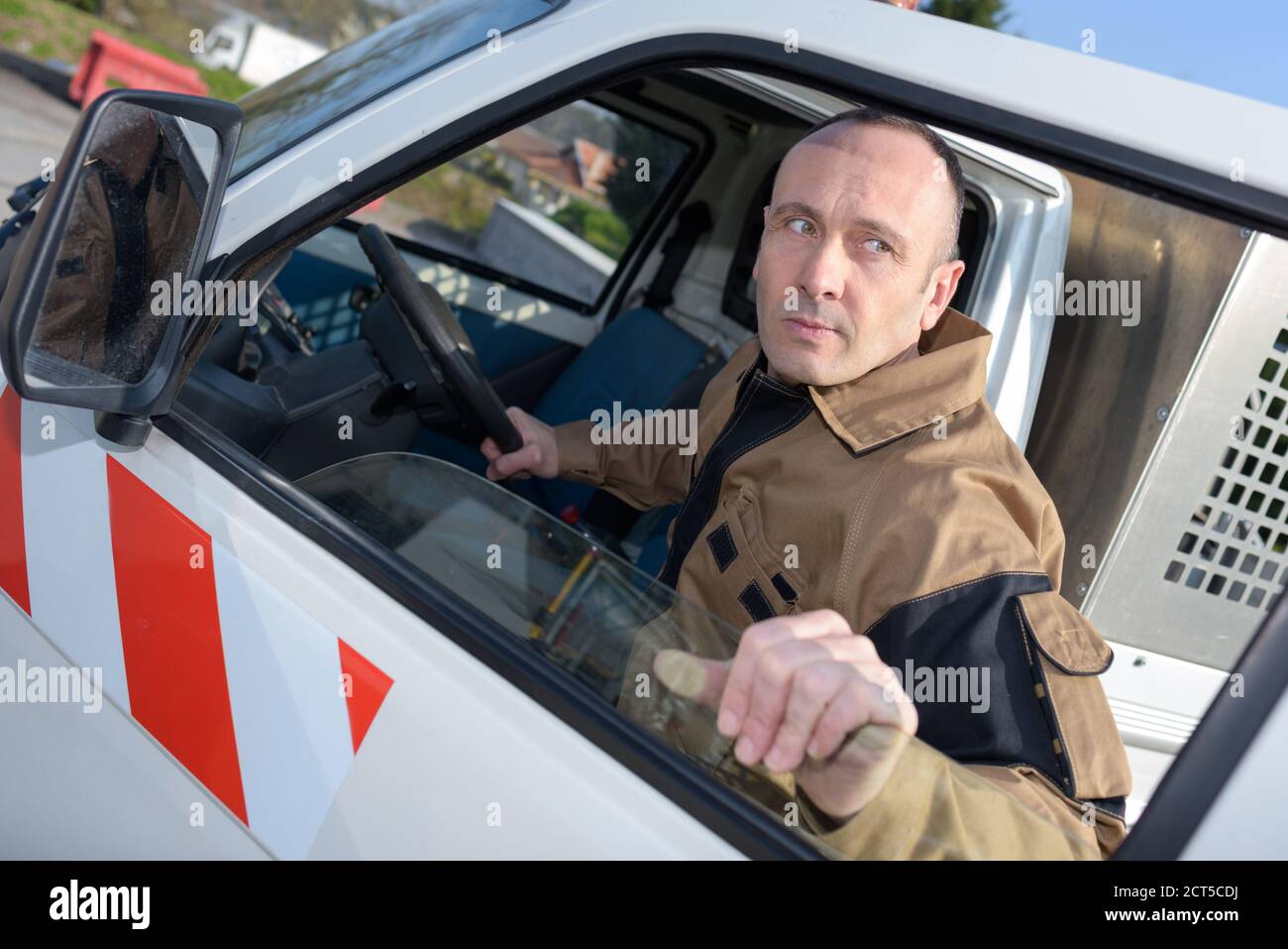 Middle aged employee works hi-res stock photography and images - Alamy