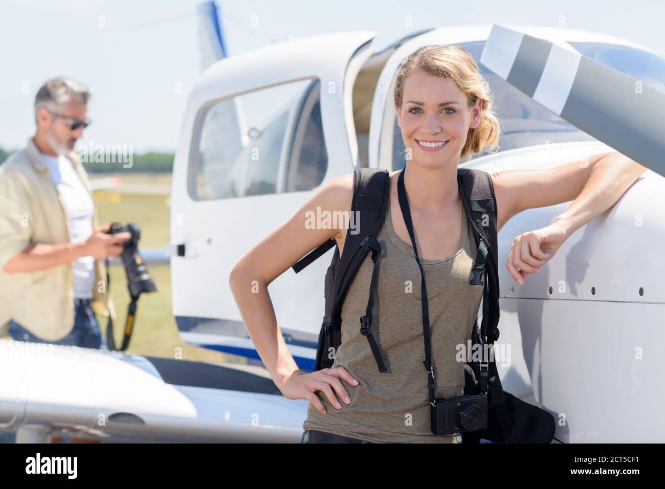Boarding A Private Plane