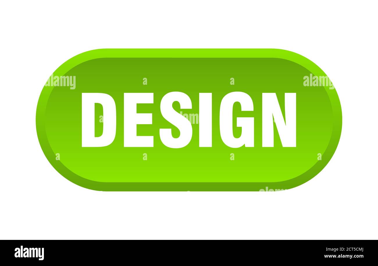 design button. rounded sign isolated on white background Stock Vector ...