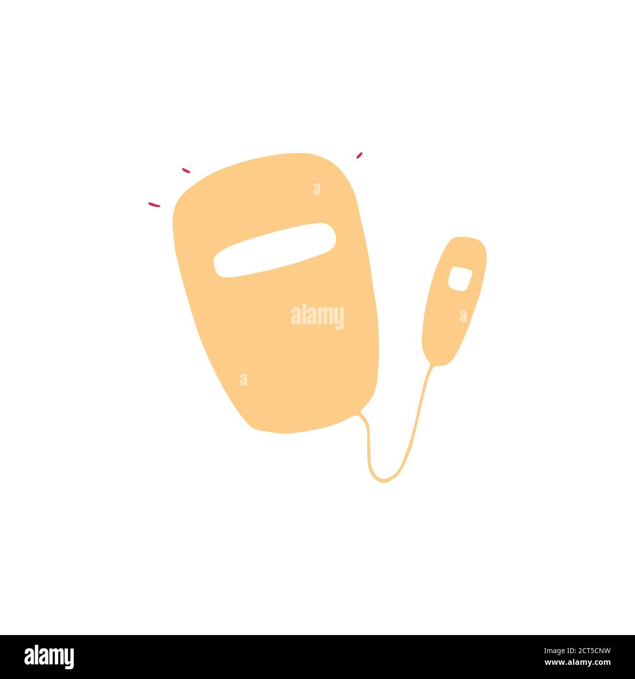 LED-mask for skin care. Beauty device for home use. Cosmetology tool ...