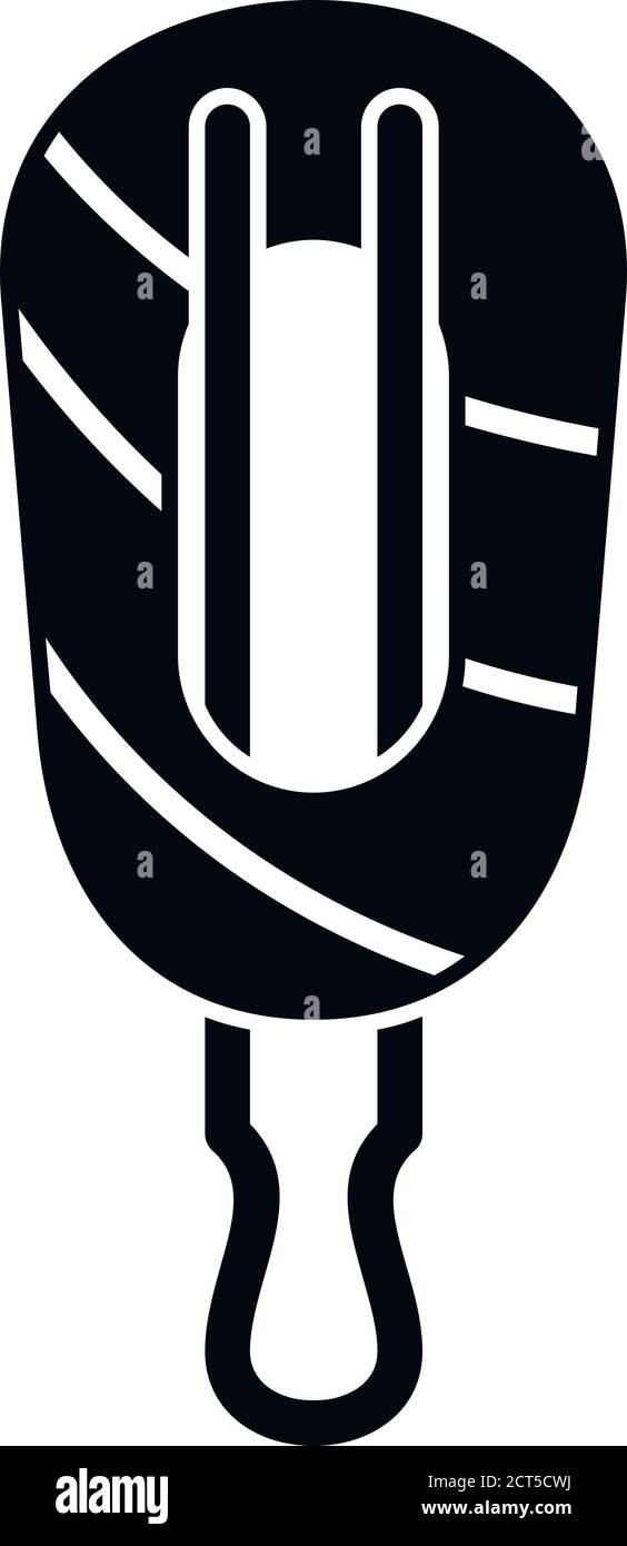 Barrette icon. Simple illustration of barrette vector icon for web ...