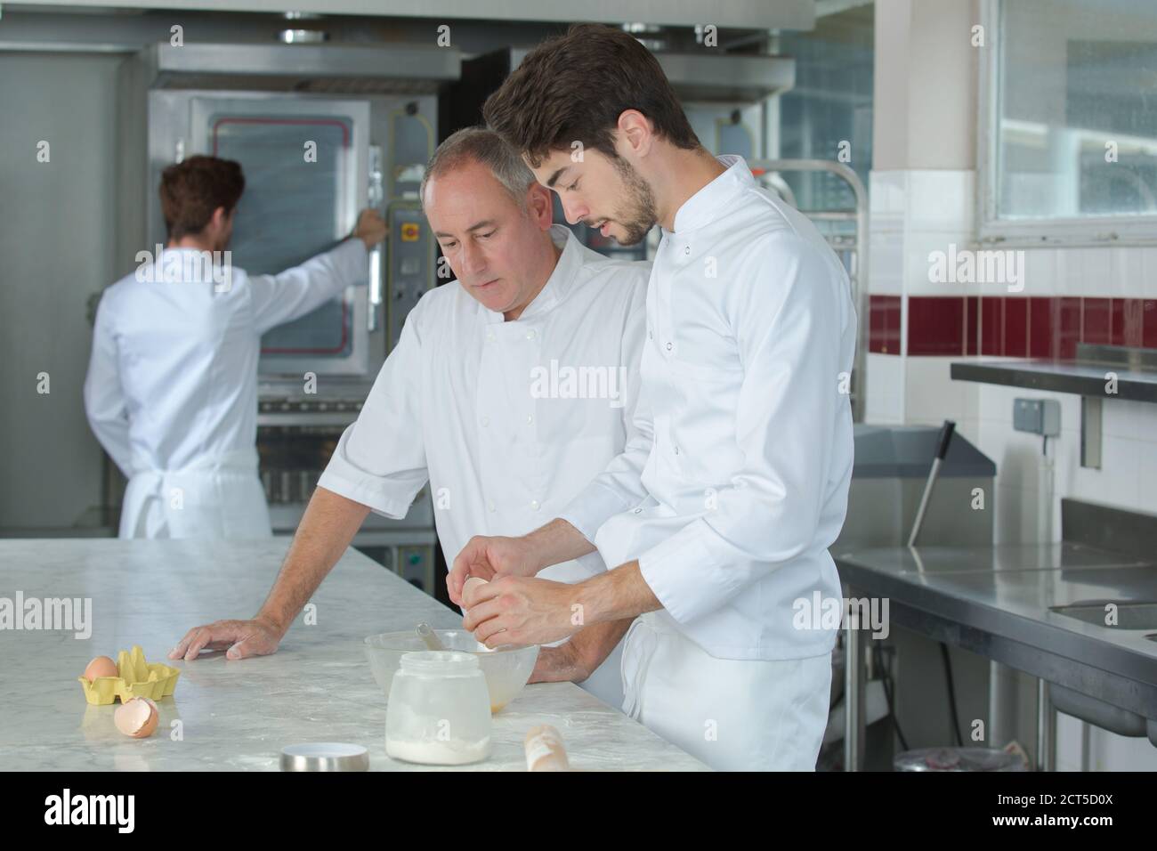 trainee of bakery Stock Photo - Alamy