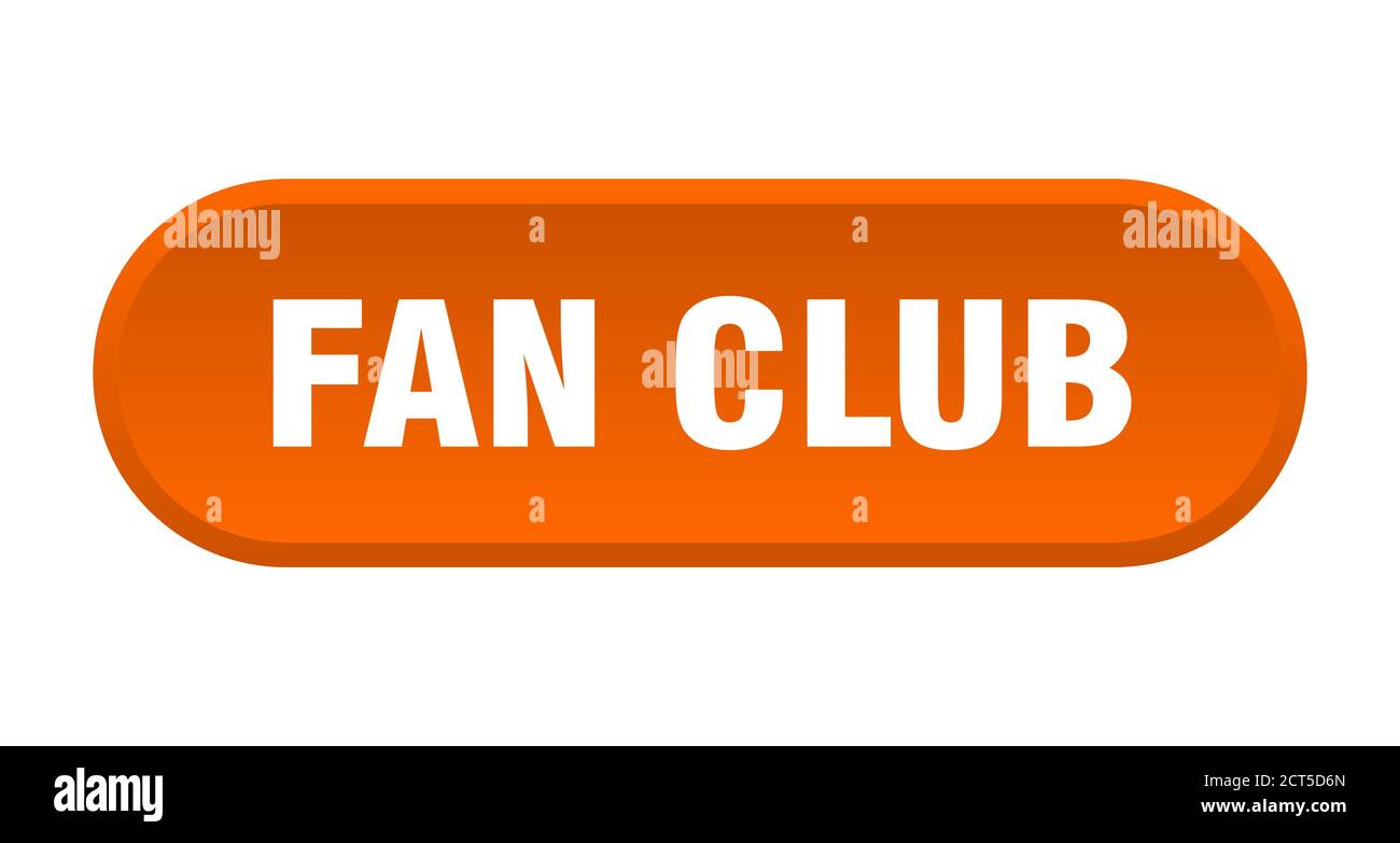 fan club button. rounded sign isolated on white background Stock Vector ...