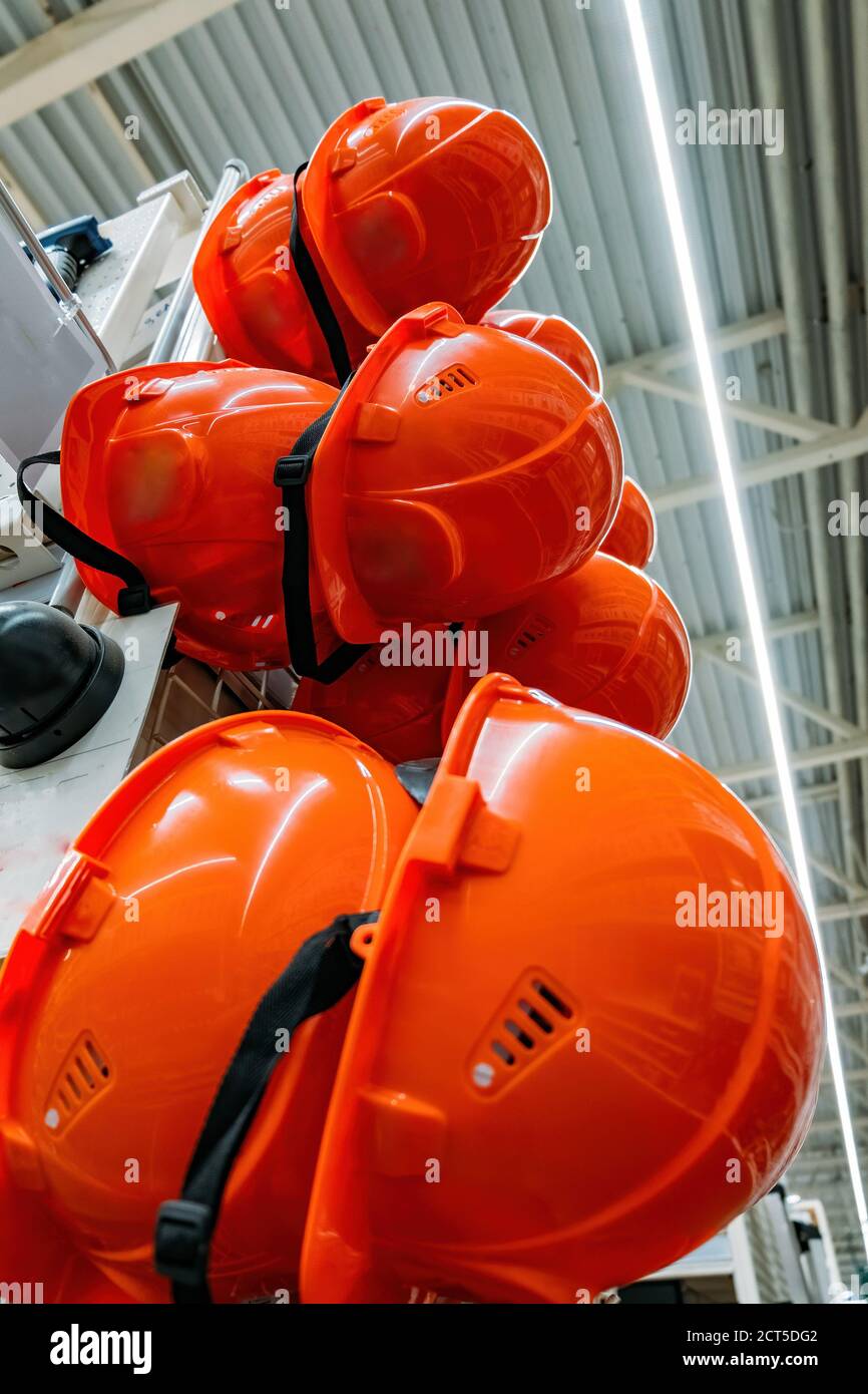 Safety helmets stack hi-res stock photography and images - Alamy