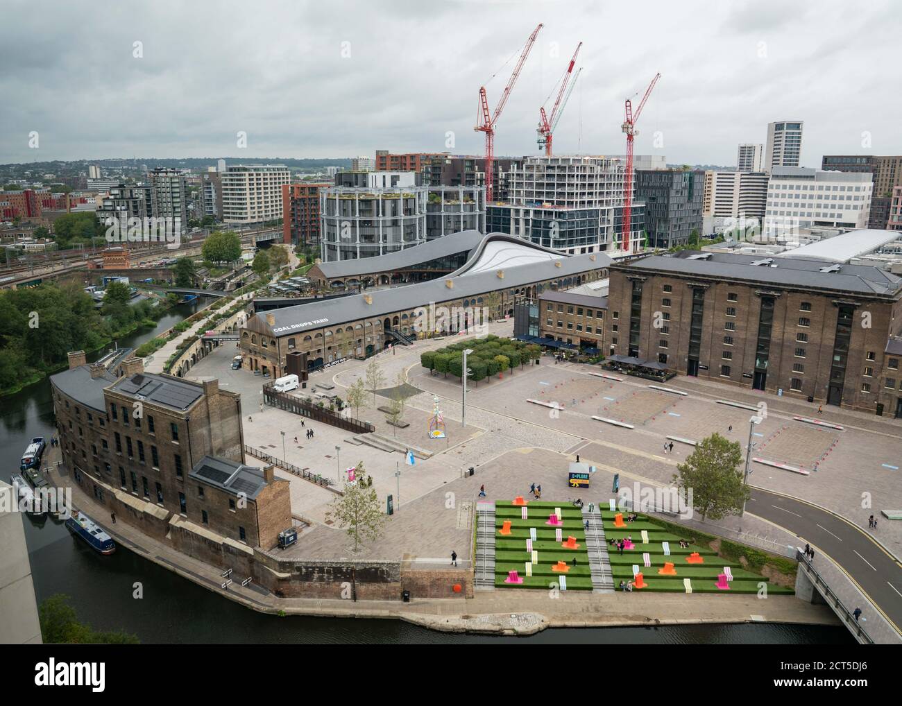 Coal Drops Yard development in Kings Cross, London Stock Photo - Alamy