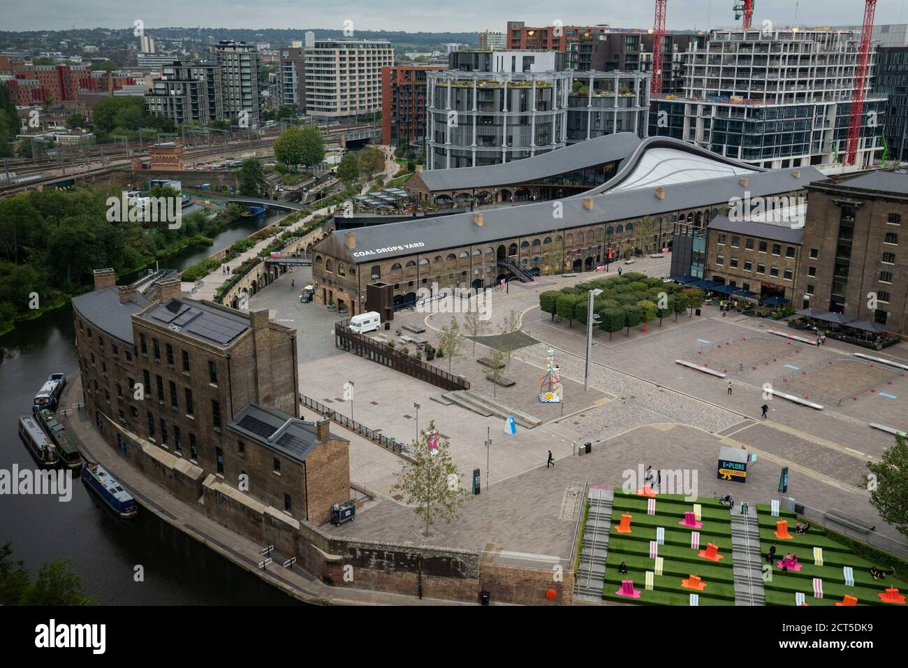 Coal Drops Yard development in Kings Cross, London Stock Photo - Alamy