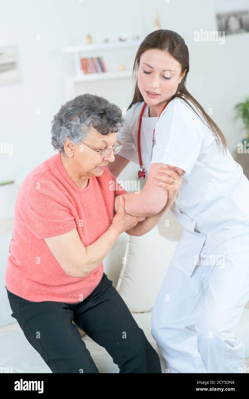 Lady weak hi-res stock photography and images - Alamy