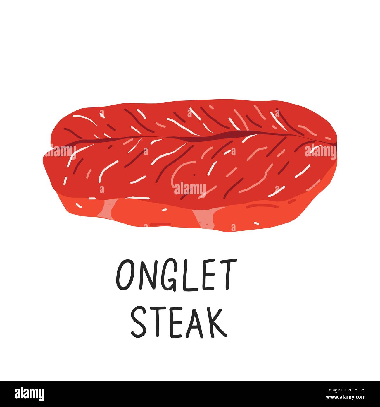 Raw meat on rib Stock Vector Images - Alamy