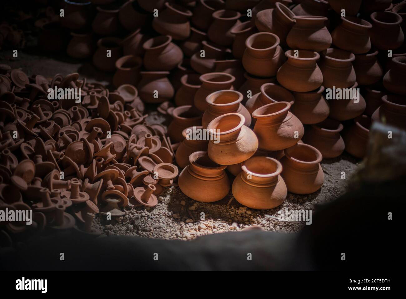 Oh Bo Pottery Shed, Twante, near Yangon, Myanmar (Burma Stock Photo - Alamy