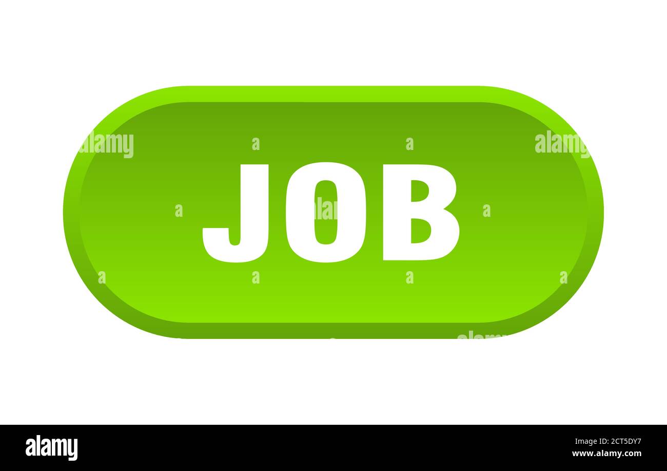 job button. rounded sign isolated on white background Stock Vector ...