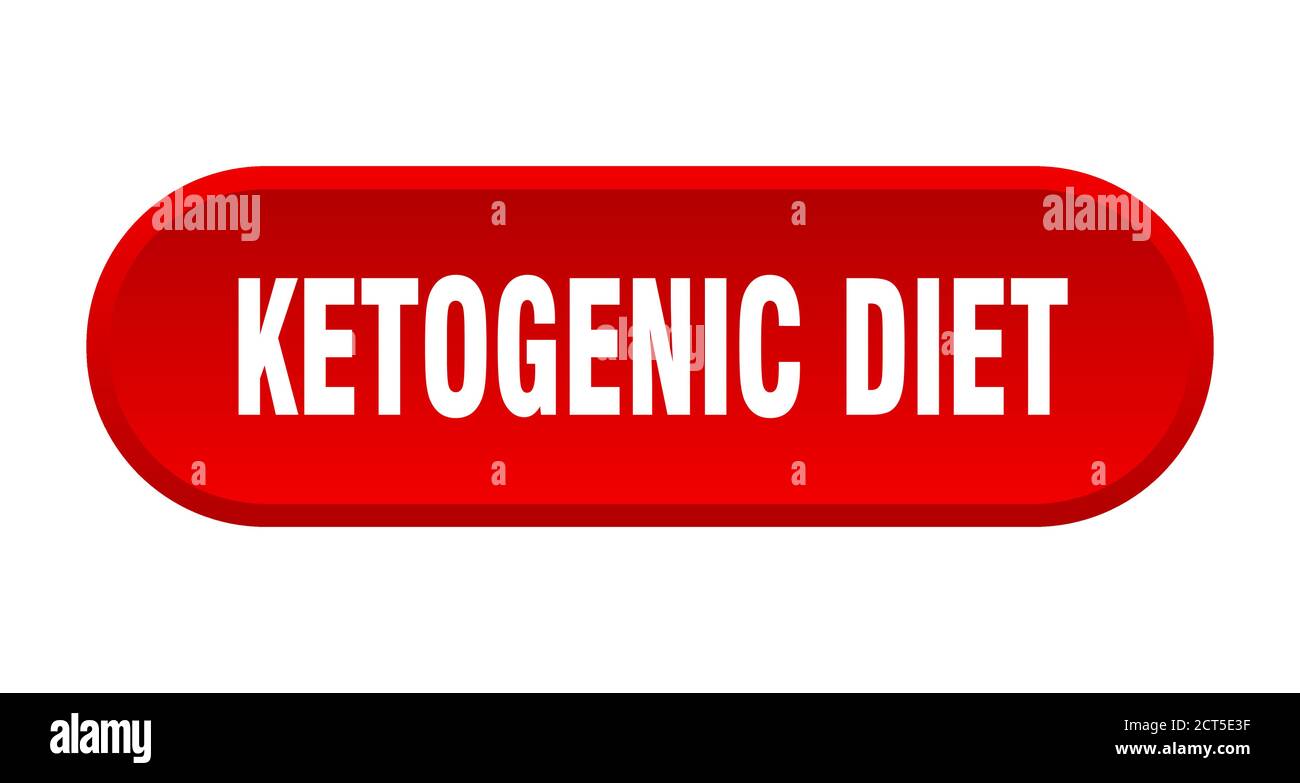 ketogenic diet button. rounded sign isolated on white background Stock ...
