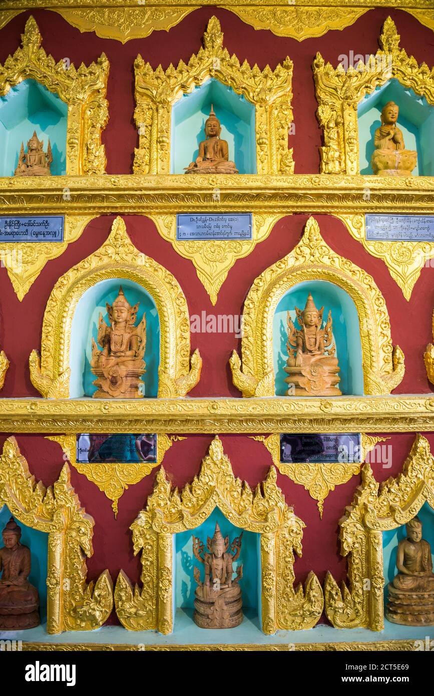 Chauk htat gyi buddha temple hi-res stock photography and images - Alamy