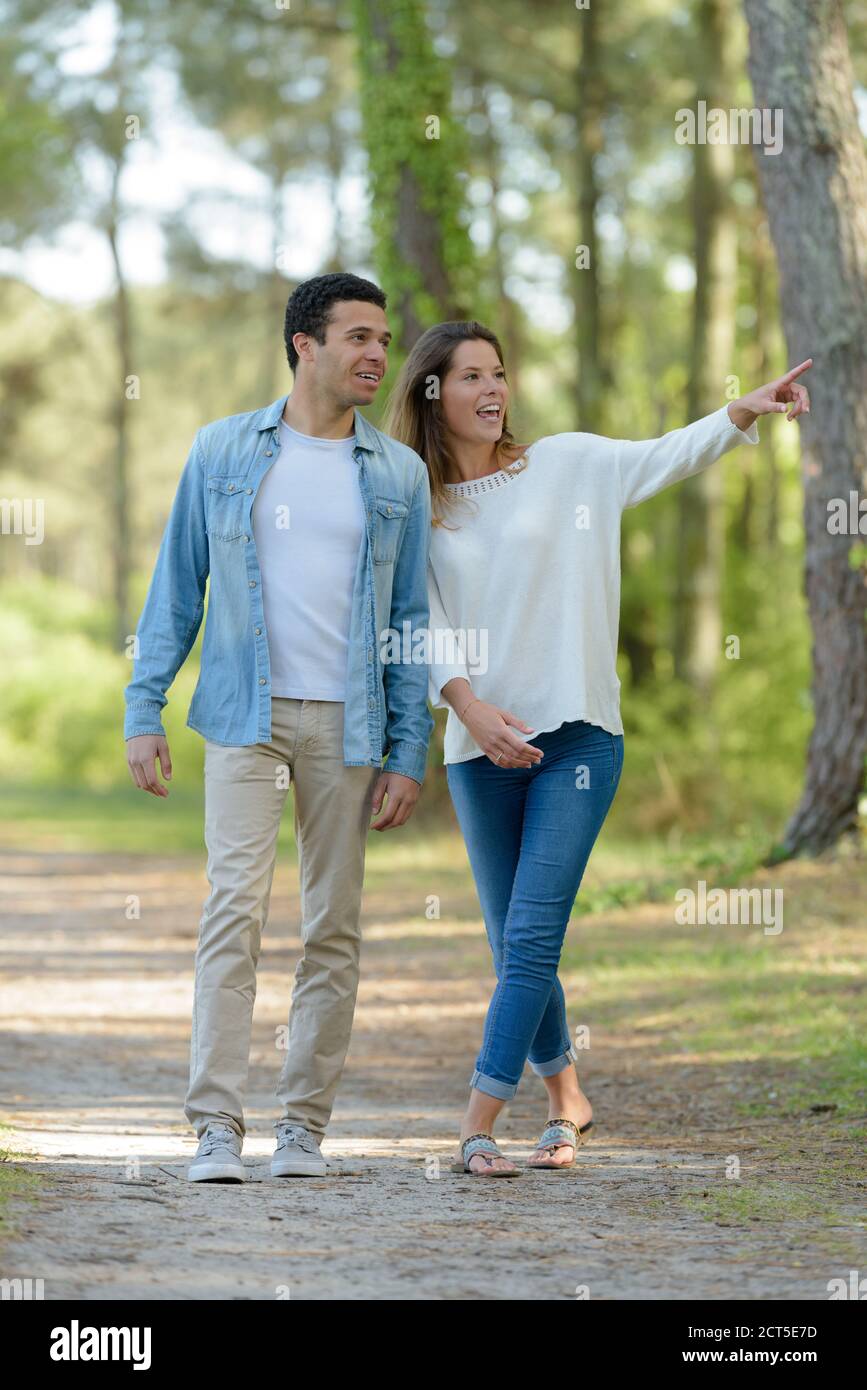 Strolling in a park hi-res stock photography and images - Alamy