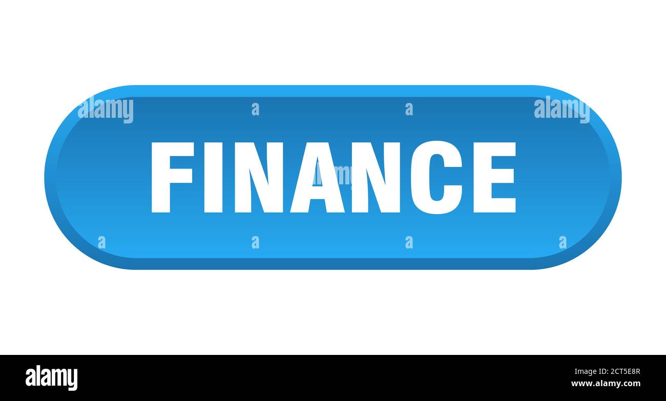 finance button. rounded sign isolated on white background Stock Vector ...