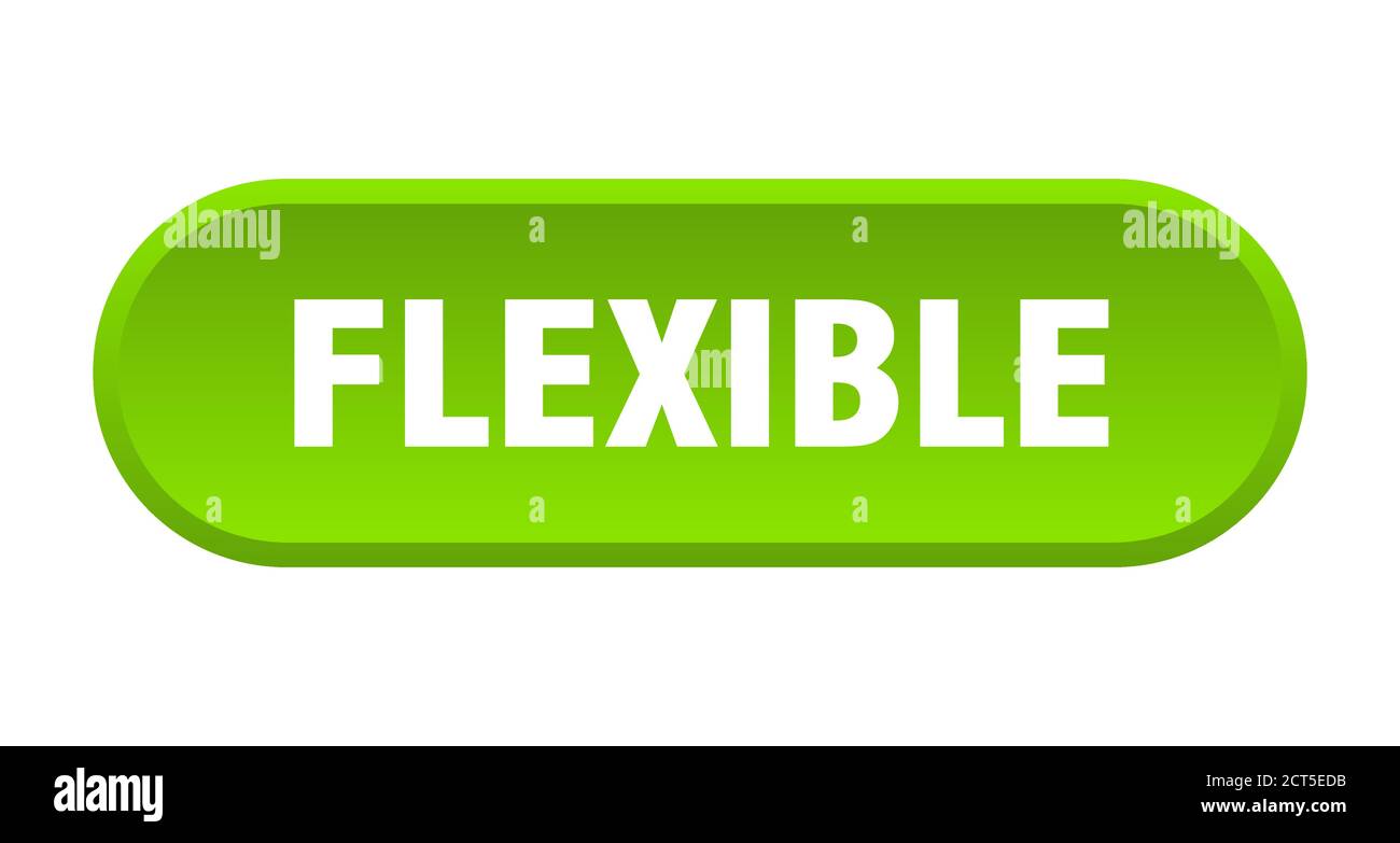 flexible button. rounded sign isolated on white background Stock Vector ...