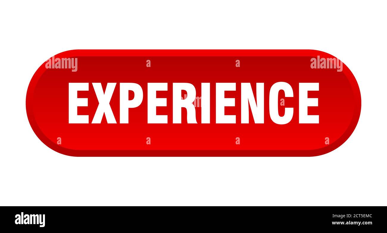 experience button. rounded sign isolated on white background Stock ...
