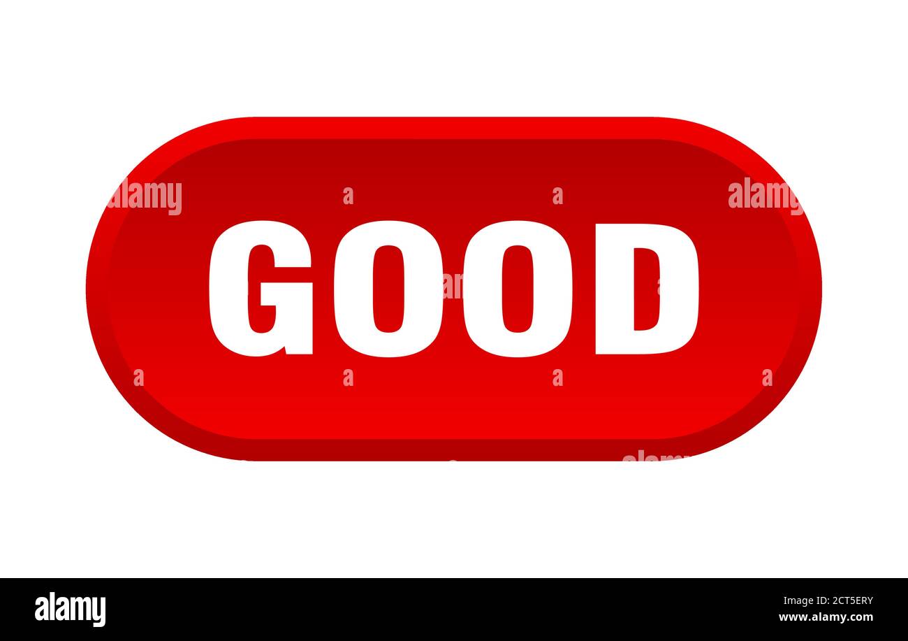 good button. rounded sign isolated on white background Stock Vector ...