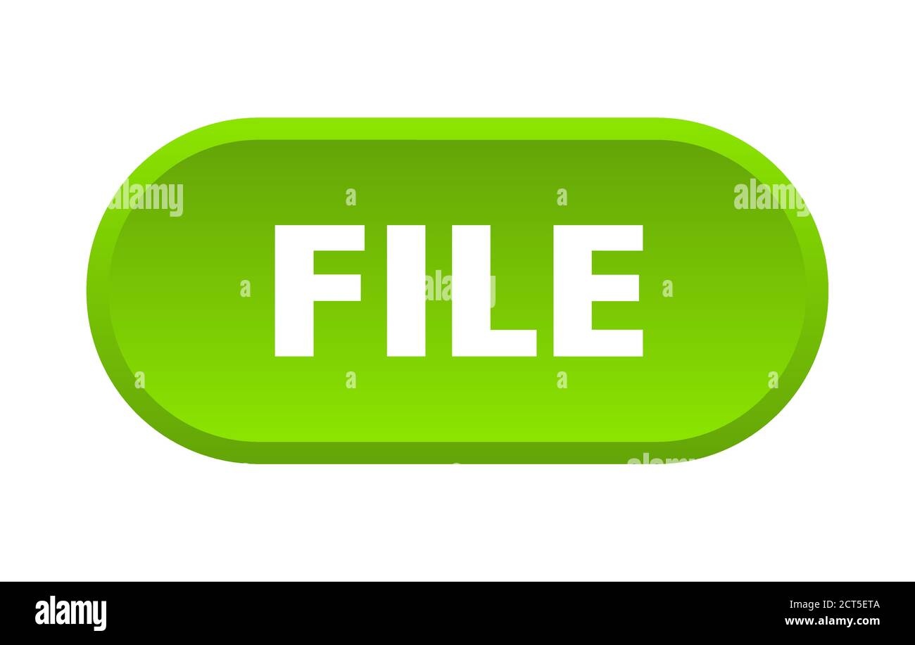 file button. rounded sign isolated on white background Stock Vector ...