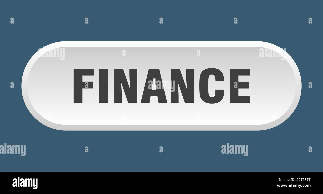 finance button. rounded sign isolated on white background Stock Vector ...