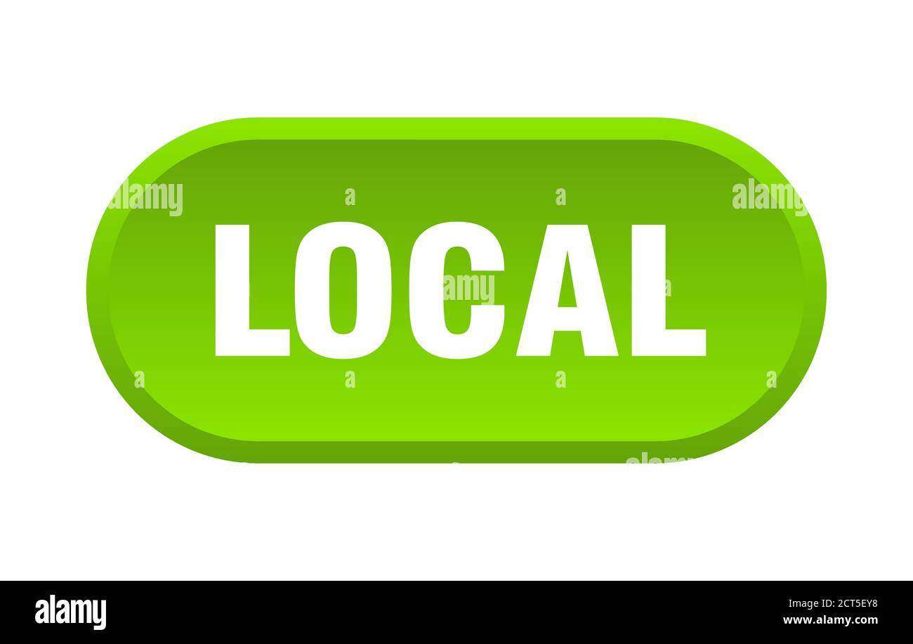 local button. rounded sign isolated on white background Stock Vector ...