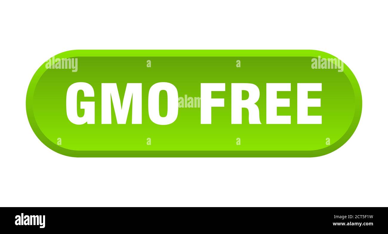 gmo free button. rounded sign isolated on white background Stock Vector Image & Art - Alamy