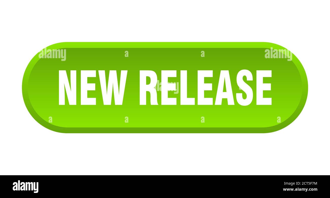 new release button. rounded sign isolated on white background Stock ...