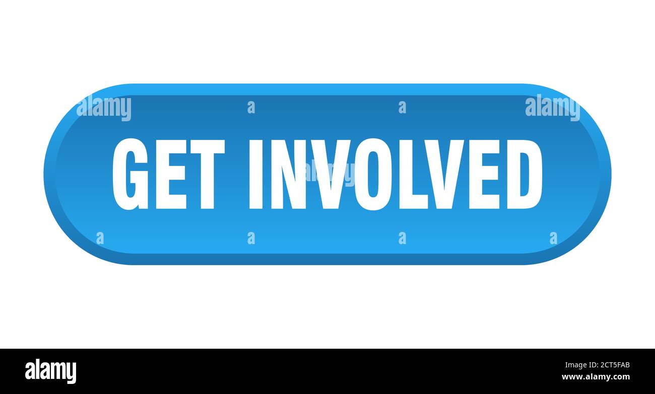get involved button. rounded sign isolated on white background Stock ...
