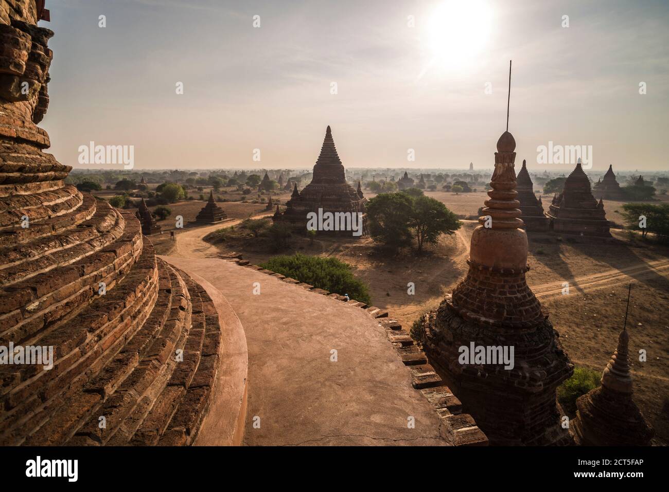 Bagan (Pagan) Buddhist Temples and Ancient City, Myanmar (Burma Stock ...
