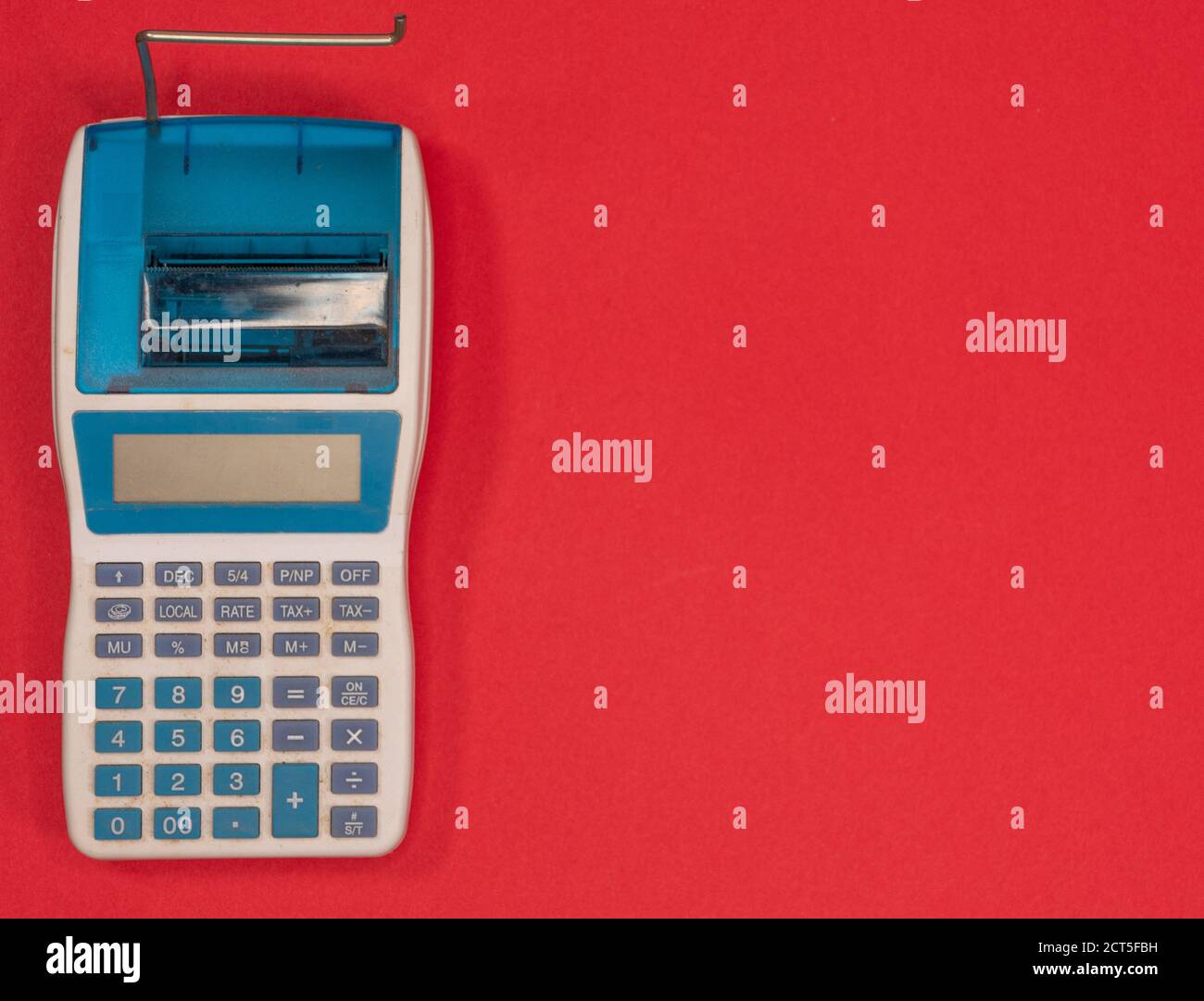 Disused model of calculator Stock Photo - Alamy
