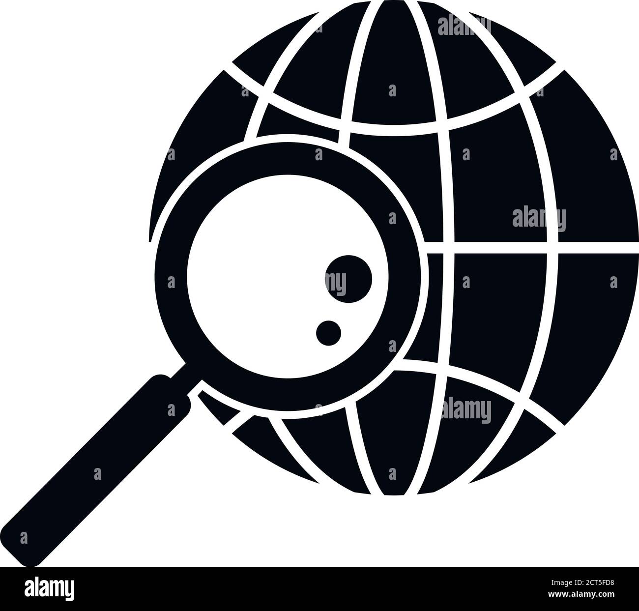 Global exploration icon. Simple illustration of global exploration ...