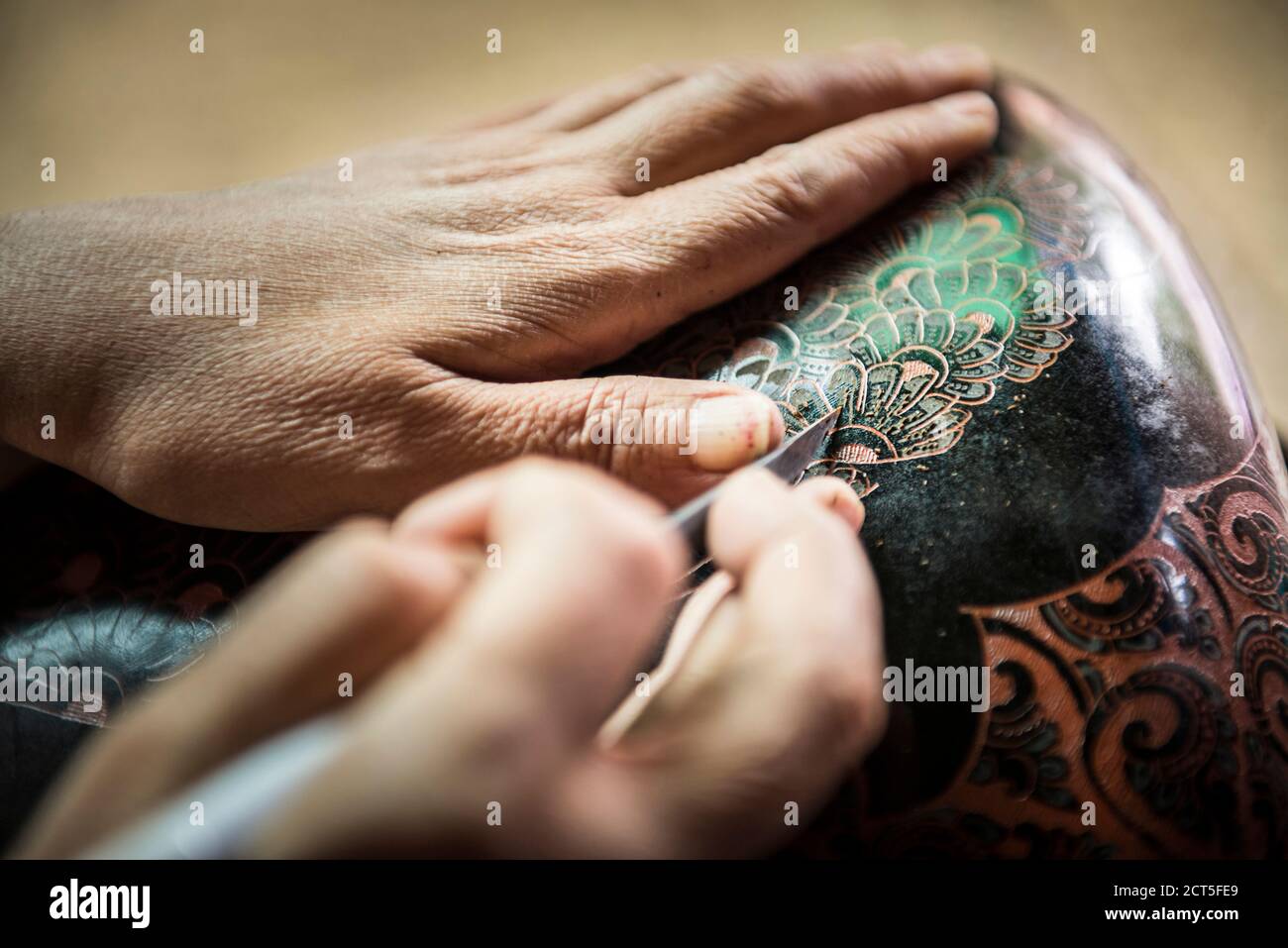 Burmese lacquerware hi-res stock photography and images - Alamy