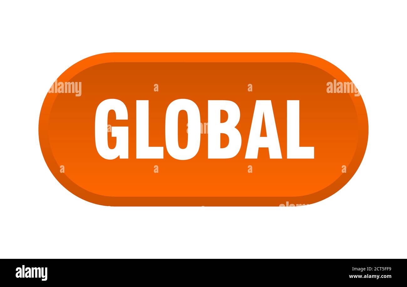 global button. rounded sign isolated on white background Stock Vector ...