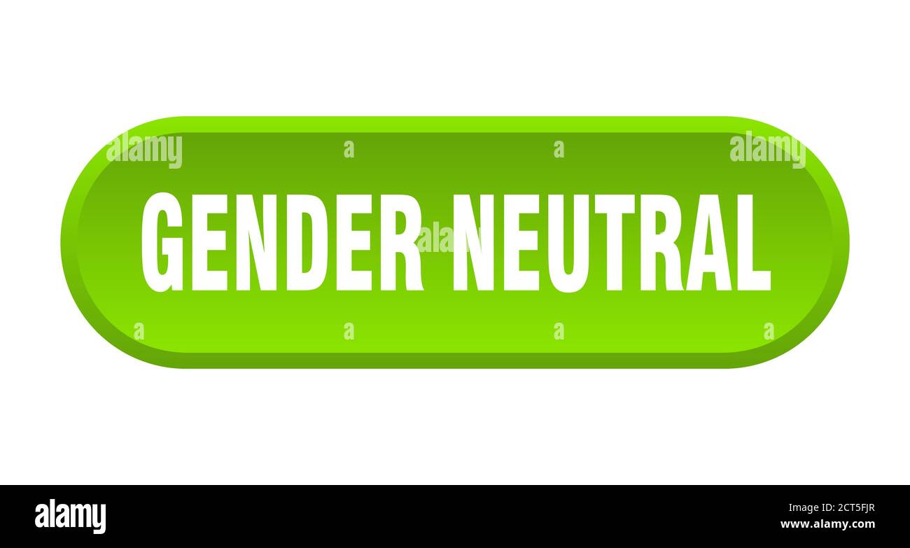 gender neutral button. rounded sign isolated on white background Stock ...