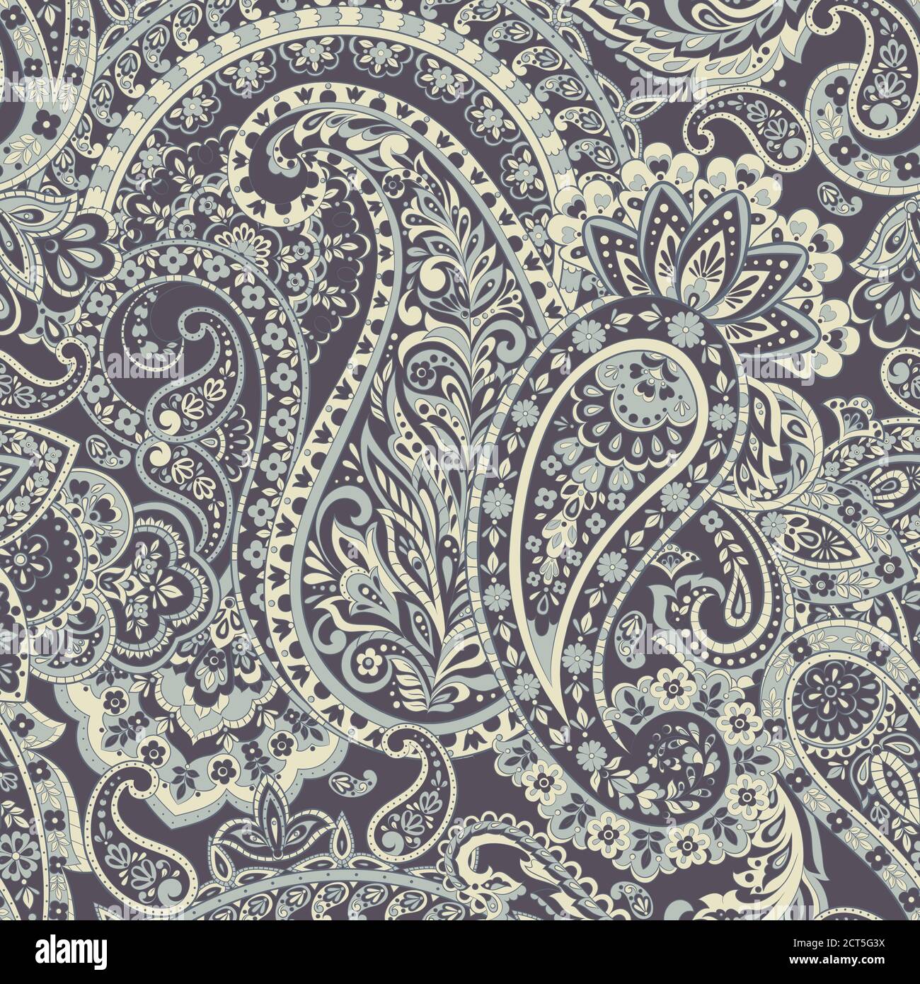 Paisley Ornamental seamless pattern Stock Vector Image & Art - Alamy