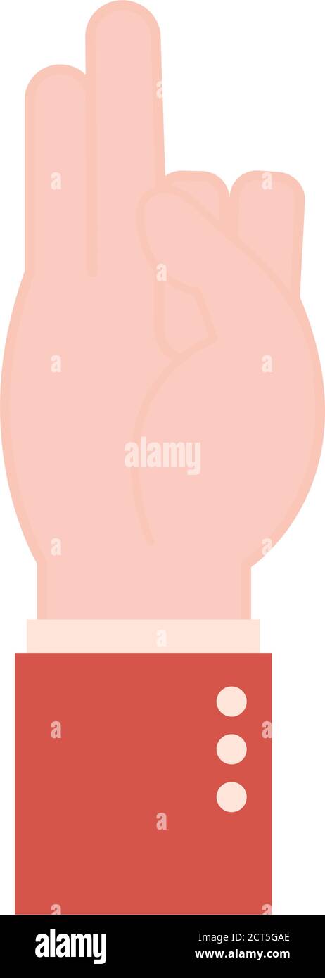 two hand sign language flat style icon vector design Stock Vector Image ...