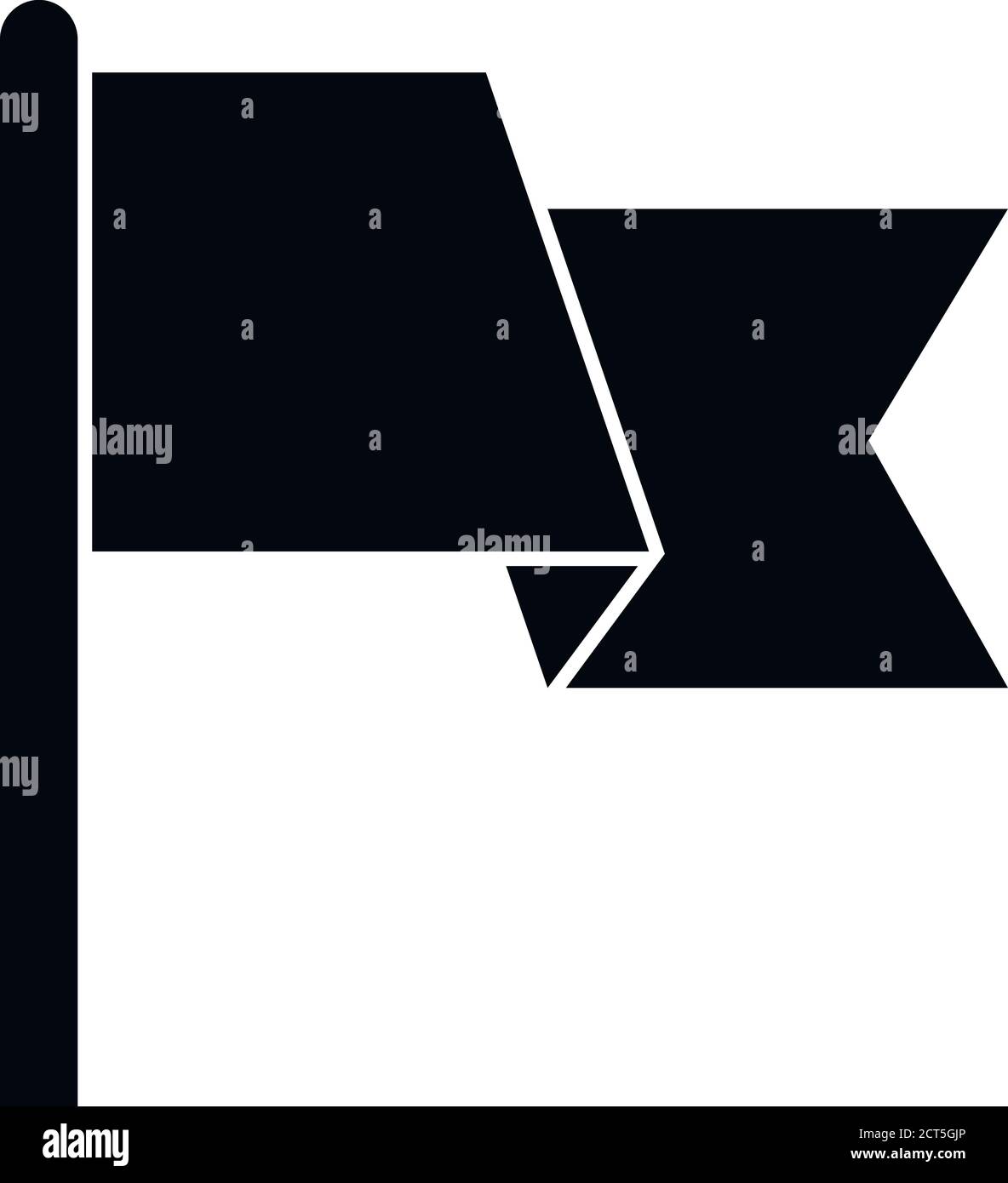 Exploration flag icon. Simple illustration of exploration flag vector ...