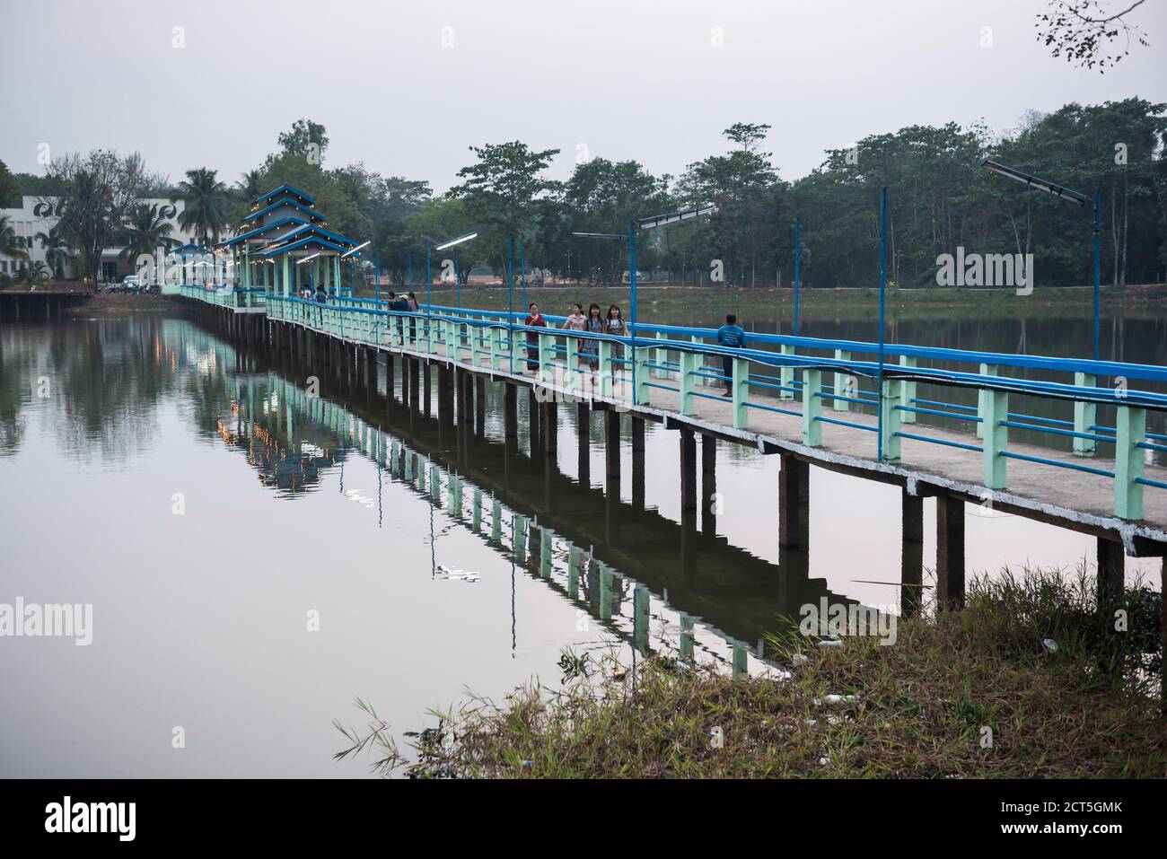 Kan Thar Yar Lake, Hpa An, Kayin State (Karen State), Myanmar (Burma ...